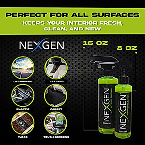 Nexgen Interior Cleaner — All Purpose Cleaner For Car Detailing, Interior Car Cleaner, Car Dashboard Cleaner — Mist On Wipe Off Solution for All Interior Surfaces (16oz)