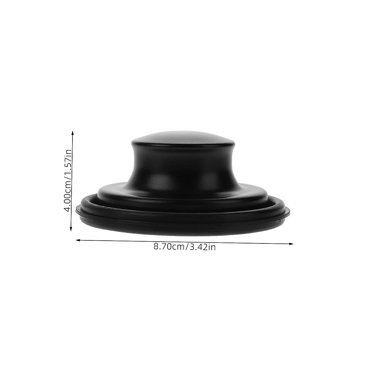 Uonlytech Sink Seal Cover Shower Clog Cover Bathtub Drain Sink Stopper Kitchen Bath Tub Drain Cover Kitchen Drain Bathroom Sink Stopper Sink Strainer Black