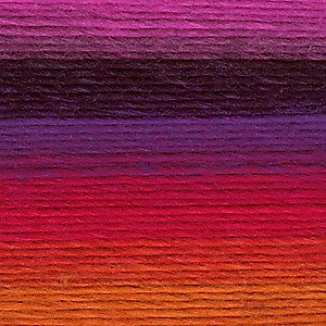 Lion Brand Yarn Landscapes Yarn, Multicolor Yarn for Knitting, Crocheting Yarn, 1-Pack, Volcano