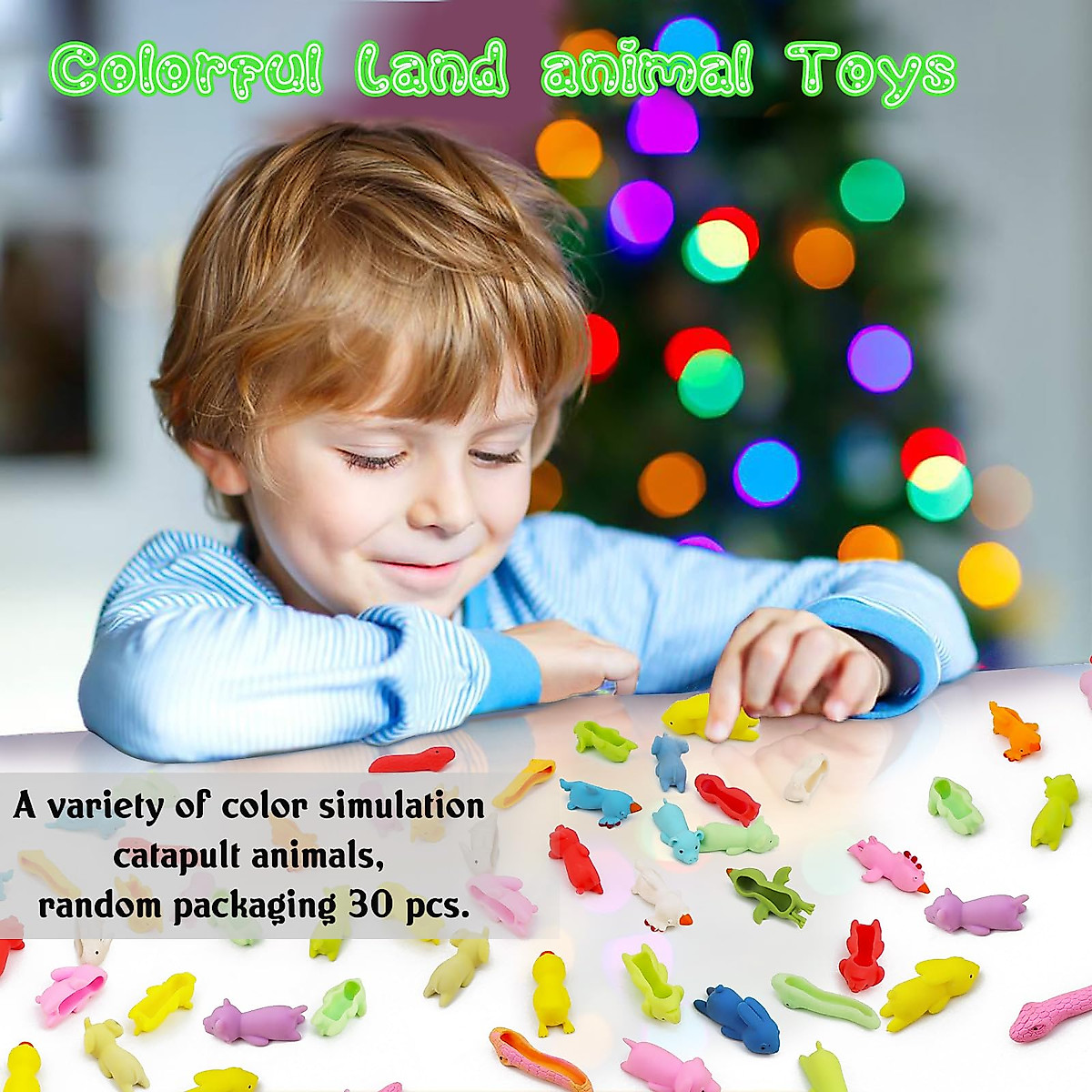 30 Pcs Slingshot Animals Finger Toys, Catapult Toys as Fun as Slingshot Chicken, Cute Shapes, More Colors, Great for Flying Games and Party Favors.