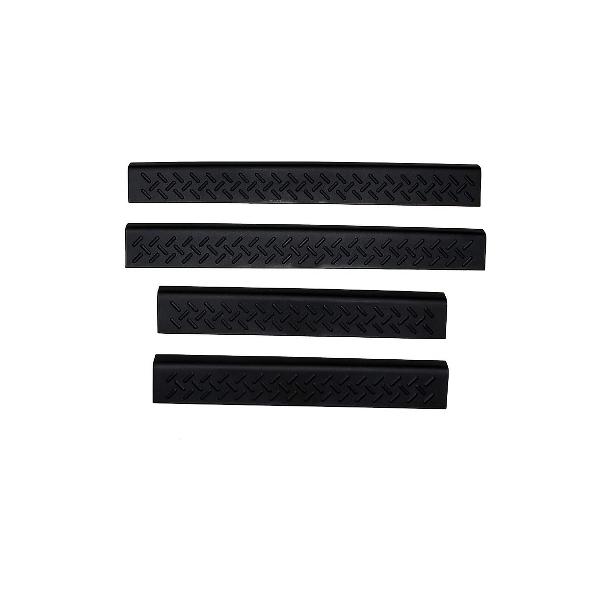 Auto Ventshade [AVS] Stepshield | Black, 4 pc | 91114 | Fits 2004 - 2008 Ford F-150 SuperCrew