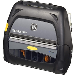 Zebra Technologies ZQ52-AUE0000-00 Thermal Printer, Portable, ZQ520, 4" Size, Bluetooth 4.0, 203 DPI (Renewed)