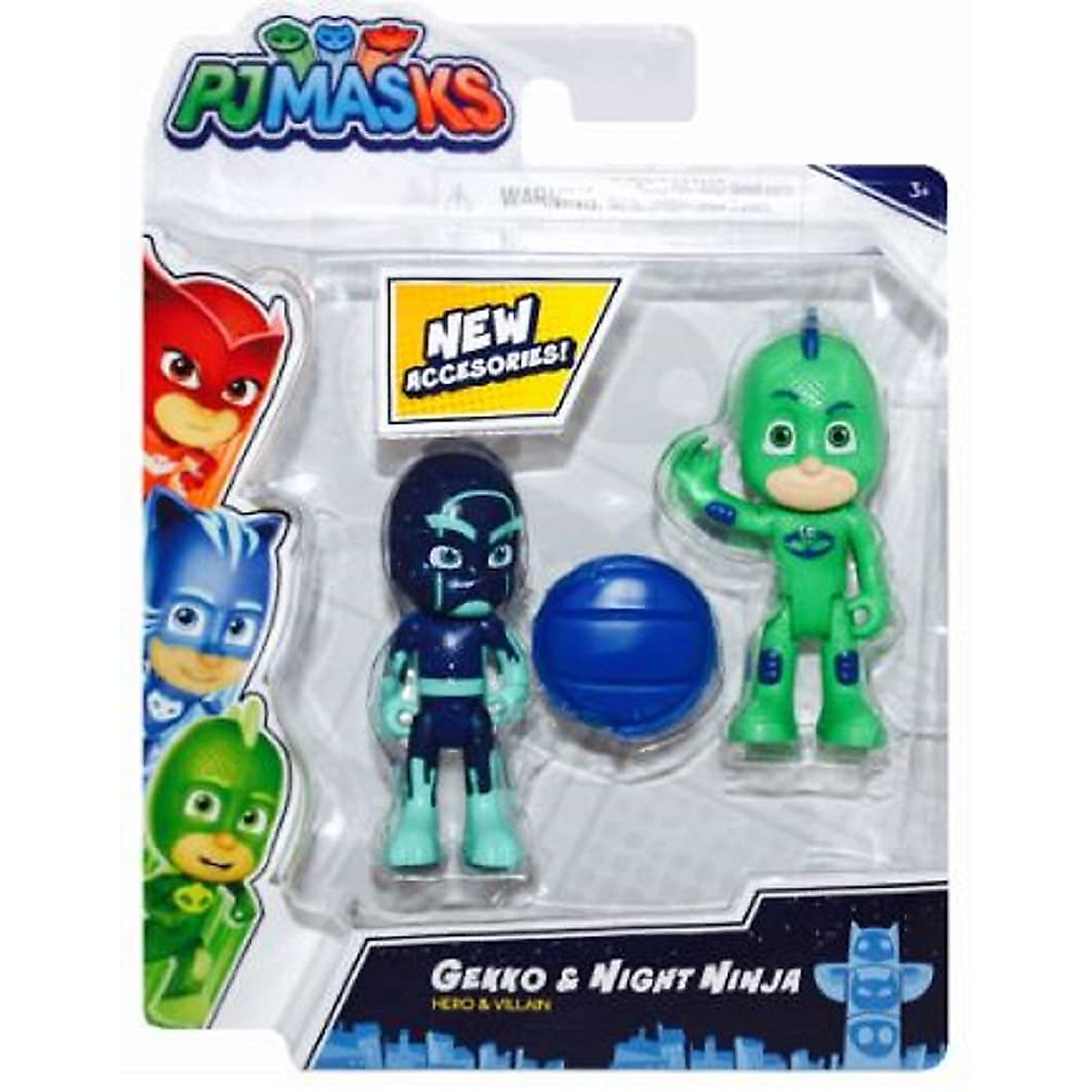 P J Masks PJ Masks Hero vs. Villain 2-Pack Figure Set (Gekko & Night Ninja)