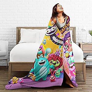 Soft Flannel Blankets Throw Bedding Room Decor Blanket for Bed Sofa Air Conditioning Blankets50 X40