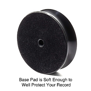 Record Weight Stabilizer by FEMELI,Turntable Weight Clamps-Low Profile to Fits Under Dust Cover of Turntable Vinyl Disc LP Record Player (Black)