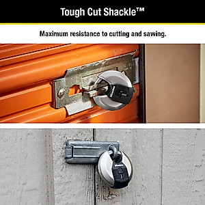 Master Lock M40XKADCCSEN M40XKAD Discus Lock, Keyed Alike, Silver