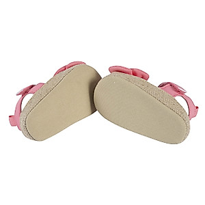 Gerber Baby Girls Espadrille Sandal Crib Shoe, Coral Pink, 6 9 Months Infant