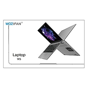 Ruzava 14" Laptop 6GB RAM 64GB Storage Support 1TB SSD Expansion Traditional Laptops Win 10 2.4G+5G WiFi Bluetooth 4.2 USB HDMI 1920x1080 FHD WOZIFAN with Wireless Mouse for Work Study -Silver