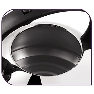 T-fal Specialty Stainless Steel Tea Kettle 3 Quart Cookware, Pots and Pans, Dishwasher Safe Silver