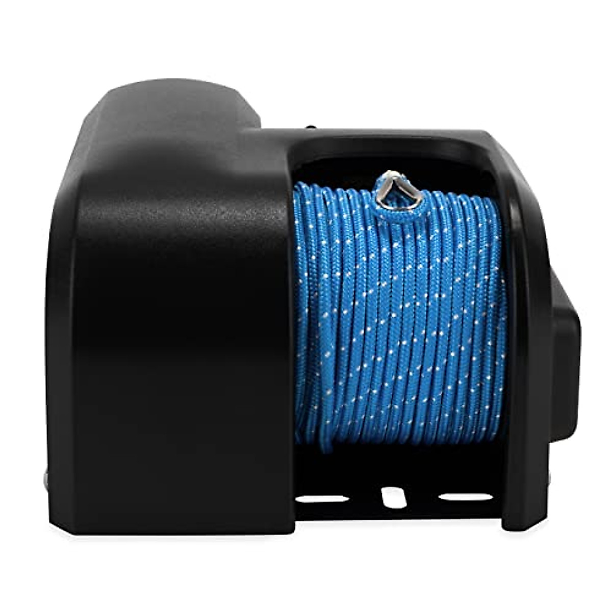 Camco TRAC Outdoors AnchorZone 20 Electric Anchor Winch | Features a High-Efficiency 12-Volt DC All-Steel Gear Motor, 100-Feet of Pre-Wound Braided Rope, and has a Max Capacity of 20lbs (69000)