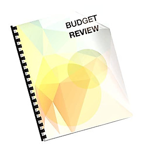 Fellowes Futura Premium Heavyweight Presentation Covers, Letter, Frosted, 25 Pack (5224301)