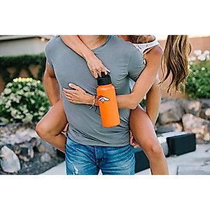 Simple Modern Officially Licensed NFL Denver Broncos Water Bottle with Straw Lid | Vacuum Insulated Stainless Steel 32oz Thermos | Summit Collection | Denver Broncos