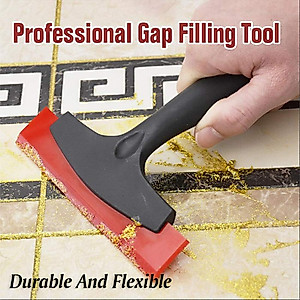 Black Multifunction Grout Scraper Professional Gap Filling Tool, Grout Tools for Tile, Multifunction Construction Tool,Hand Tools,Power and Hand Tools