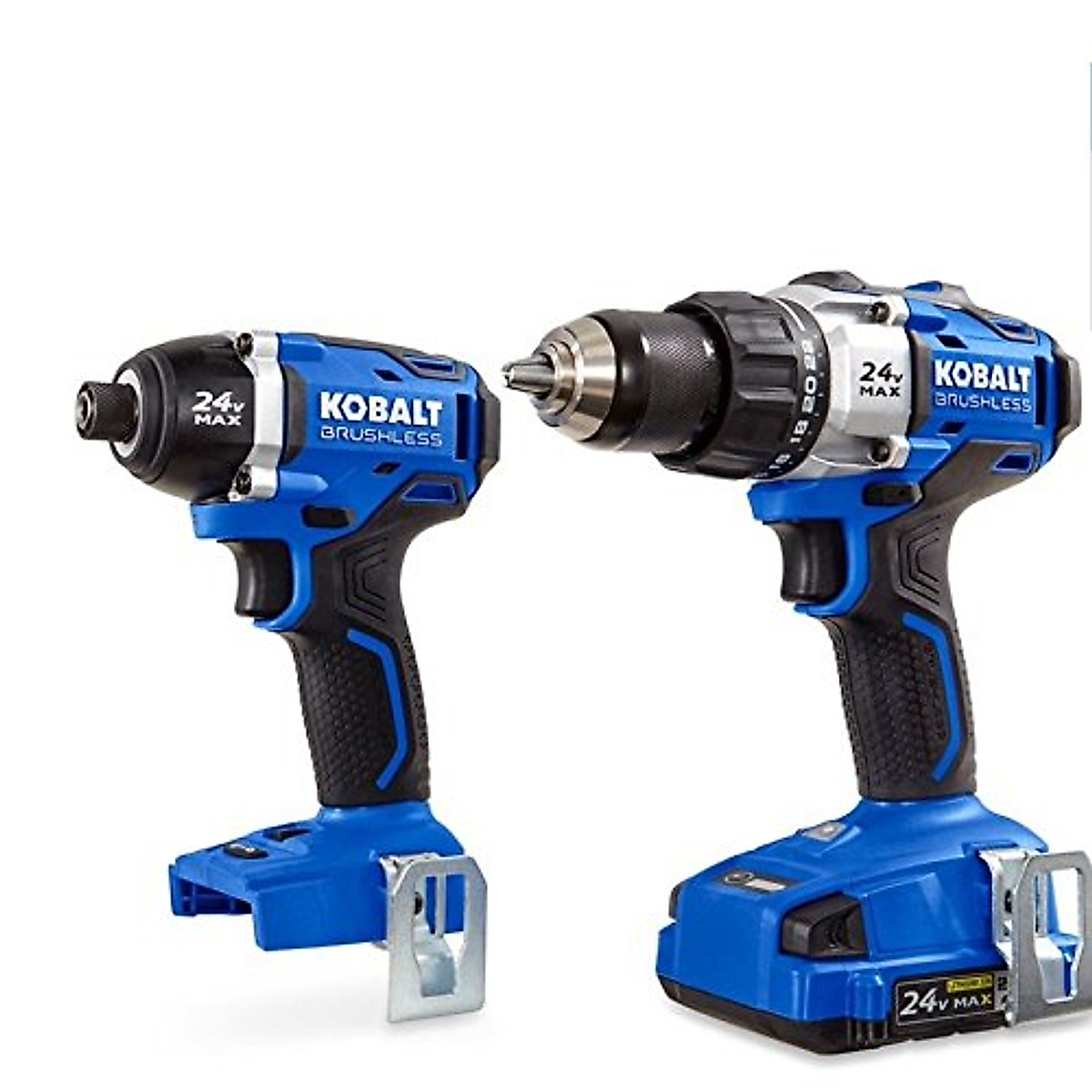 Kobalt 2-Tool 24-Volt Max Lithium Ion (Li-ion) Brushless Motor Cordless Combo Kit with Soft Case