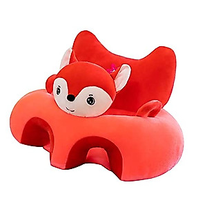 Baby Floor Seat Learn to Sit Lounger Cover Baby Learning Sitting Chair Cover for Infants Toddler (Only Cover, No Filling)