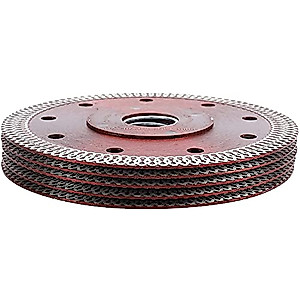 Tysun 5 Pcs 4.5 inch Diamond Saw Blade Tile Blades Cutting Disc Wheel for Cutting Porcelain Tiles Granite Marble Ceramics