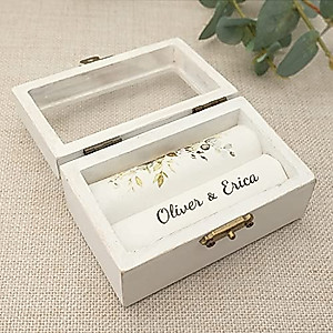 Personalised Wedding Ring Box,Wedding Ring Box,Custom Wedding Ceremony Ring Box, Engagement Ring box,Ring Box Wedding Ceremony,Ring Box for Wedding Ceremony