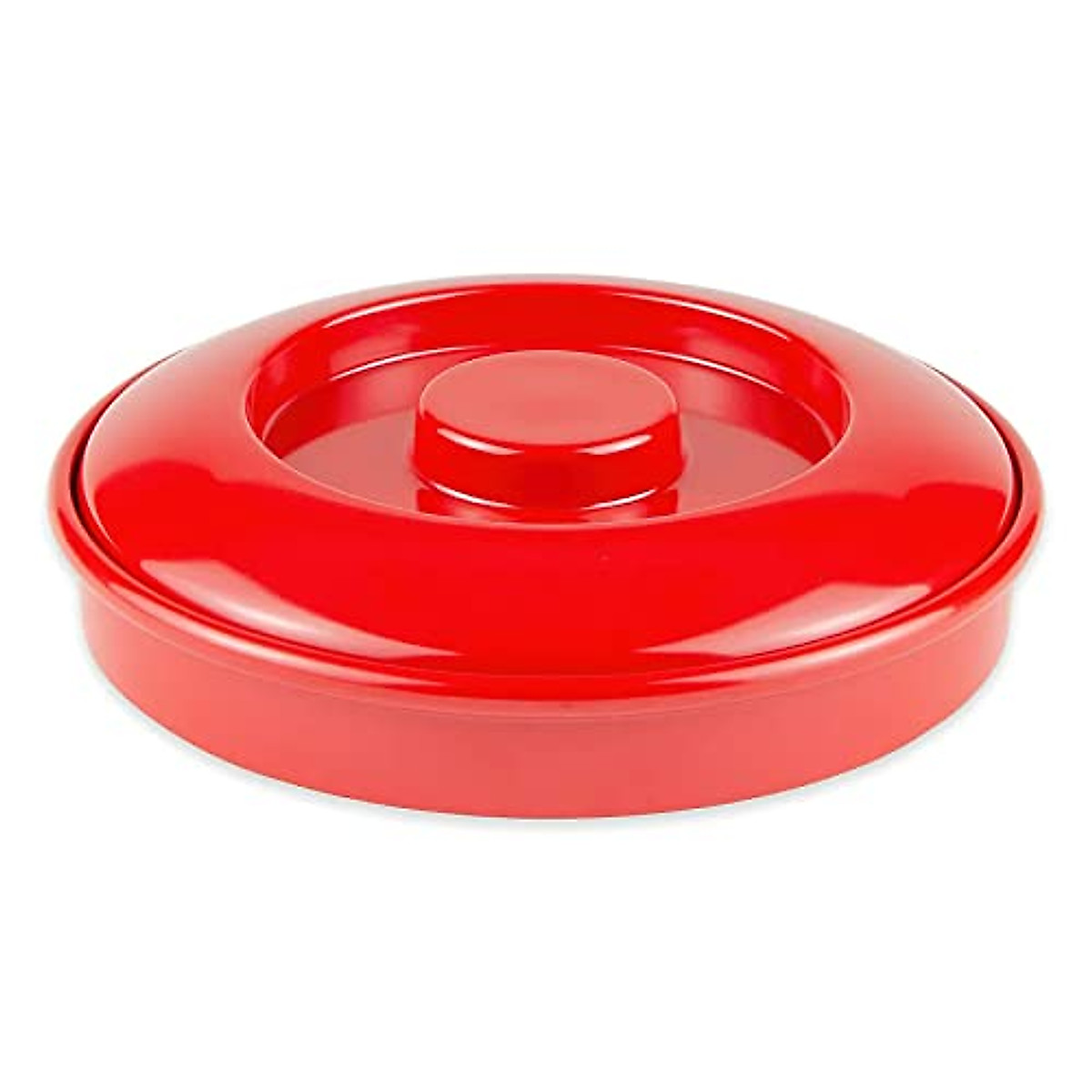 GET TS-800-L-R-EC Commercial-Grade Tortilla Server/Holder w/Lid, 7.75", Red (Set of)