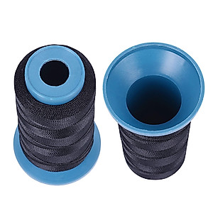 Black Hair Weaving Thread with 12 pcs of 9cm-C Type Needles/Curved hair Needles Hair Extention Accessory Thread for wig making needle