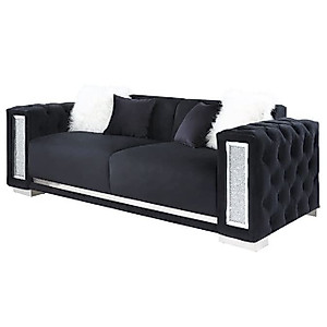 Acme Furniture Trislar Sofas, Black