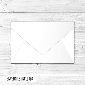 24 Blue Stars Baby Shower Thank You Cards With Envelopes, Kids Thank-You Note, 4x6 Gratitude Card Gift For Guest Pack For Party, Birthday, For Boy Children, Cute Angel Twinkle Moon Event Stationery