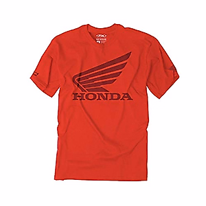 Factory Effex 15-88312 'Honda' Big Wing T-Shirt (Black, Large)