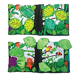 Melissa & Doug Soft Activity Baby Book - The Wonderful World of Peekaboo! - Lift The Flap Busy Book For Toddlers, Sensory Toys For Babies And Toddlers