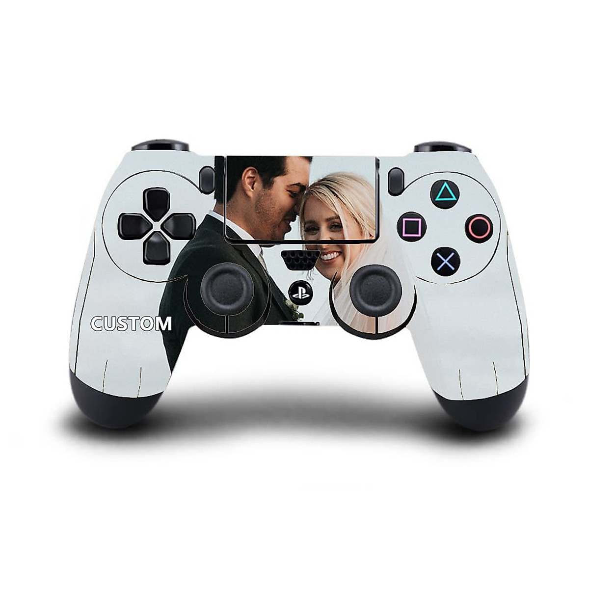 Custom Vinyl Skin Sticker Decal Cover for PS4 Controller with Your Own Personalized Photos or Game Screenshots