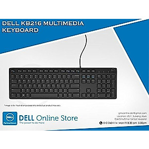 Dell Wired Keyboard - Black KB216 (580-ADMT)