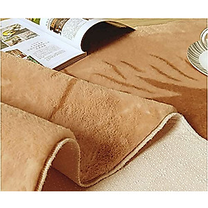 Lion Print Rug Faux Animal Printed Rug Cowhide Skin Carpet Cheetah Area Rugs Kids Rugs for Playroom Livingroom, 2.3 x3.6 Feet (Brown)