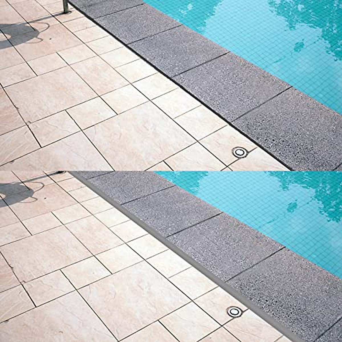 9.84 Feet Floor Transition Strip Waterproof Self Adhesive Transition Profile Flooring Cover Strips Vinyl Floor Edge Trim Floor Joining Strip Floor Bar Flat Divider Strip(Gray)