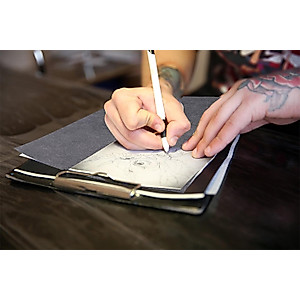 Selizo 100 Sheets Black Carbon Transfer Tracing Paper for Wood, Paper, Canvas and Other Art Surfaces (9 x 13 Inches)