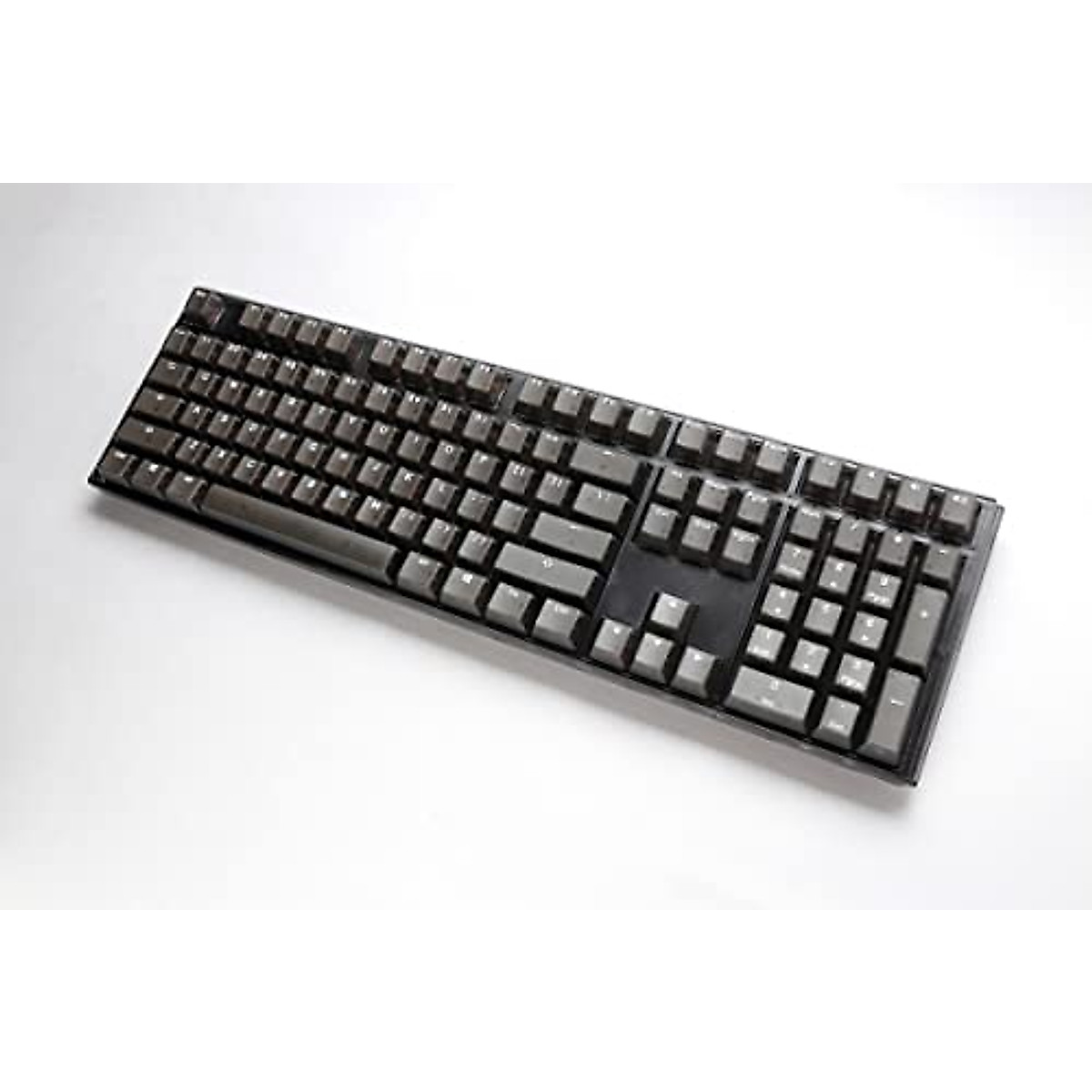 Ducky One 3 Aura Clear Black Hotswap RGB Double Shot PBT Mechanical Keyboard Cherry MX Silver