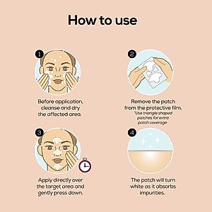 Hanhoo T-Zone Pore Patch, 4 Pore Patches and 4 Triangle Blemish Patches, Improves Look of Clogged Pores, Mattifies, Shrinks Pimples on T-Zone, Blackhead and Acne Treatment, Korean Skincare