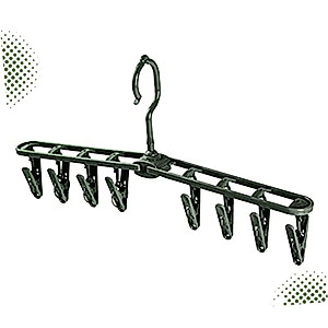 2pcs Collapsible Hangers c fold Towels Collapsible Laundry Drying Rack Foldable Clip Drip Hanger Clothes Drying Racks Folding Drying Rack Socks Holder Multi-Purpose Hanger Bra Clip