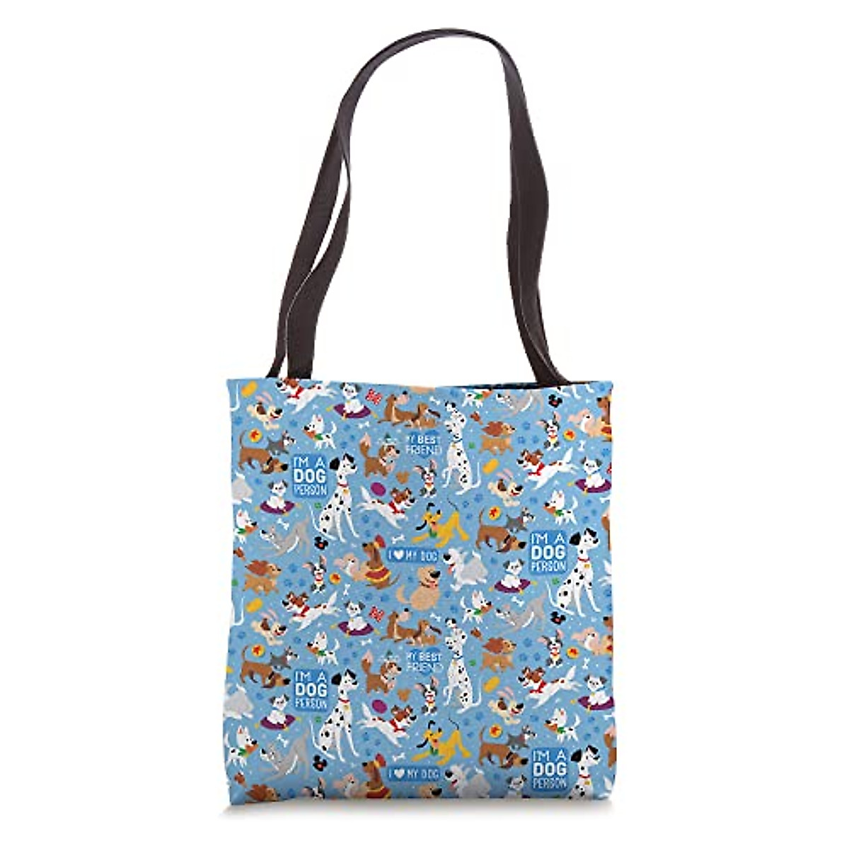 Disney Dogs I’m a Dog Person Cute Pup Print Tote Bag