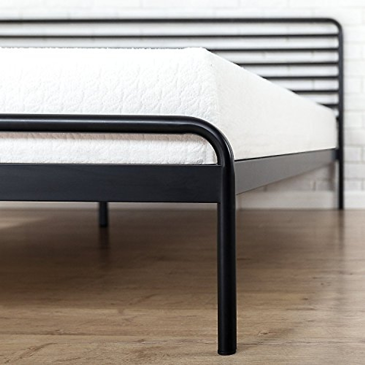 Zinus Tom Metal Platform Bed Frame / Mattress Foundation / No Box Spring Needed / Wood Slat Support / Design Award Winner, Twin