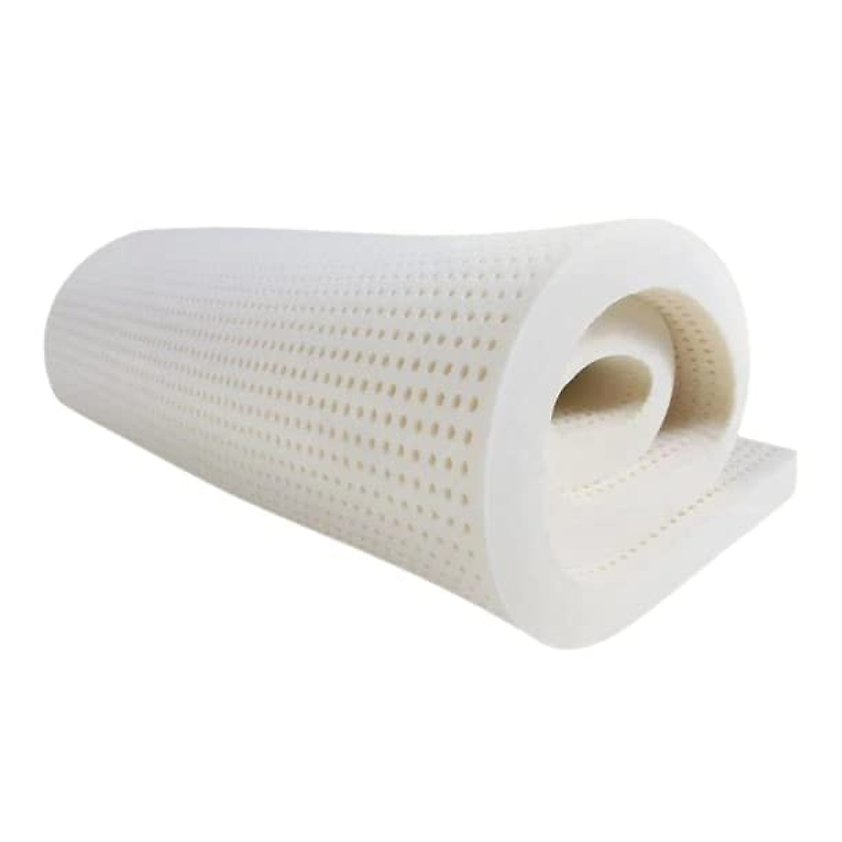 Latex for Less 2" Medium Mattress Topper | Luxurious Comfort and Support | Organic Certified Latex | Deep Rejuvenating Sleep | Made in The USA | Support for Shoulders, HIPS, Back and Knees | Queen