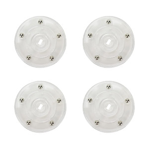 Geesatis 4 Pcs Tiny Lazy Susan 3 inch Acrylic Turntable Organizer Bearings Round Swivel Plate, Smooth Swivel Plate for Kitchen Base Turn Dining Table, Clear