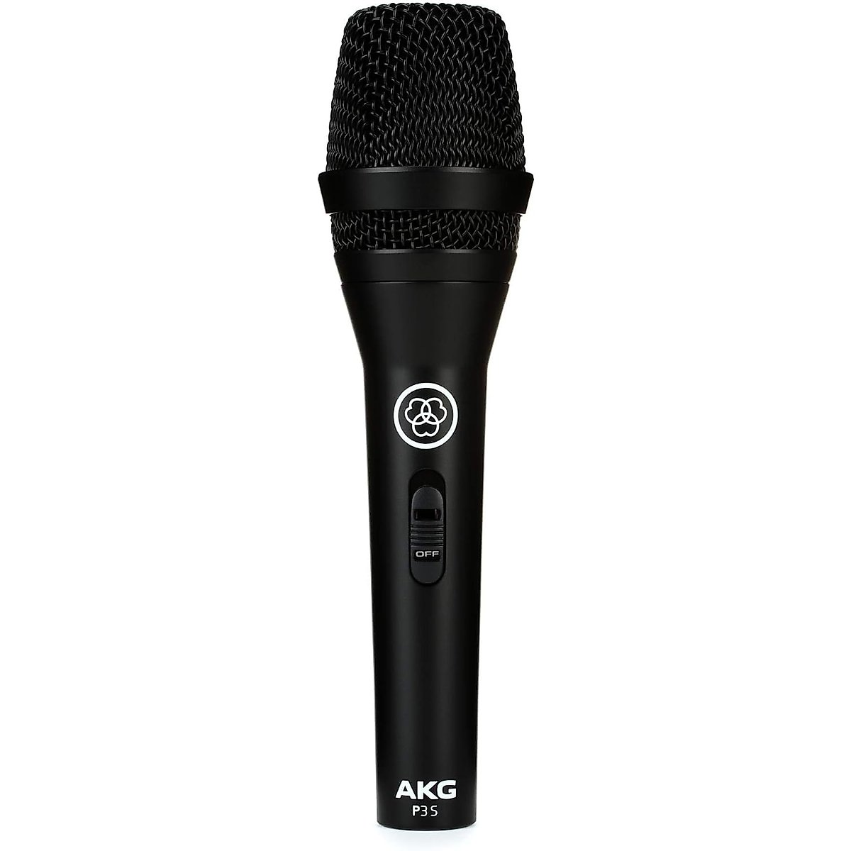 AKG Pro Audio Perception P3S High-Performance Dynamic Cardiod Microphone for Backing Vocals and Instruments,Black