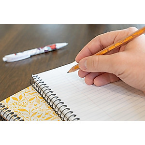 Decomposition Fairy Tale Forest College Ruled Spiral Notebook - 9.75 x 7.5 Journal with 160 Lined Pages - 100% Recycled Paper - Cute Notebooks for School Supplies, Home & Office - Made in USA