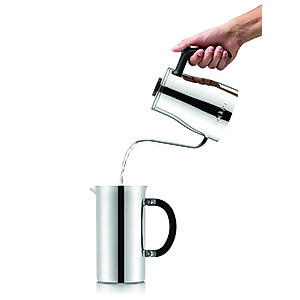 Bodum Tribute Stainless Steel French Press Coffee Maker, 34 Ounce, Chrome