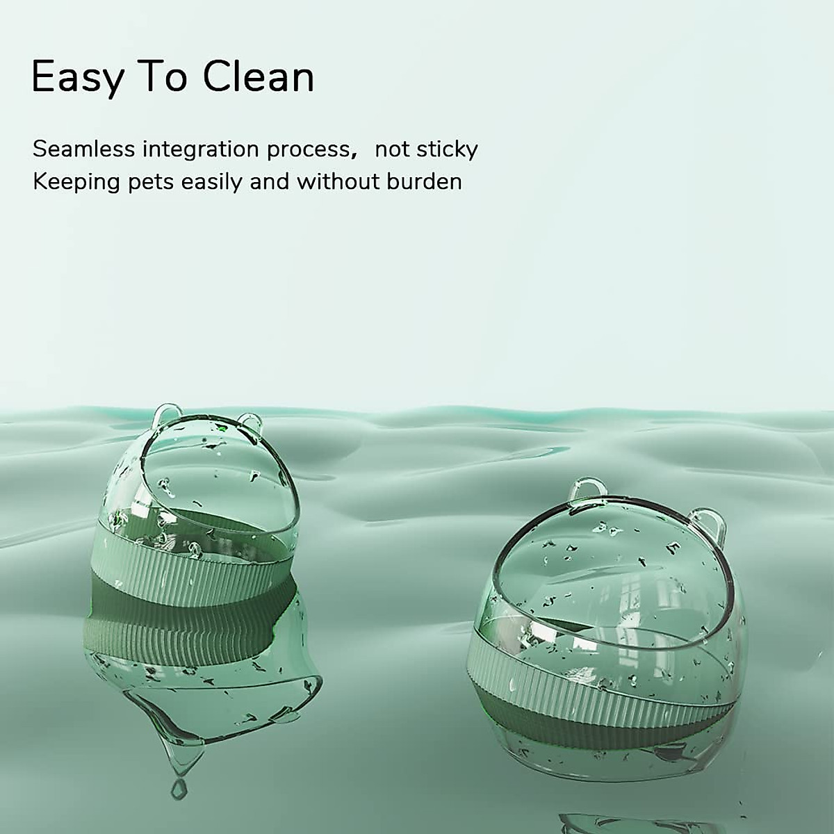 Tafit Cute Hamster Food Bowl Hedgehog Dish for Dwarf Hamsters, Syrian Hamsters, Gerbils, Mice, Rats, Small Animals, White