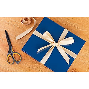 OEMVALATY Blue Gift Box 8x7x3.3 Inches,Luxury Gift Box with Lid,Groomsman Box, Collapsible Gift Box with Magnetic Lid(1 pack)