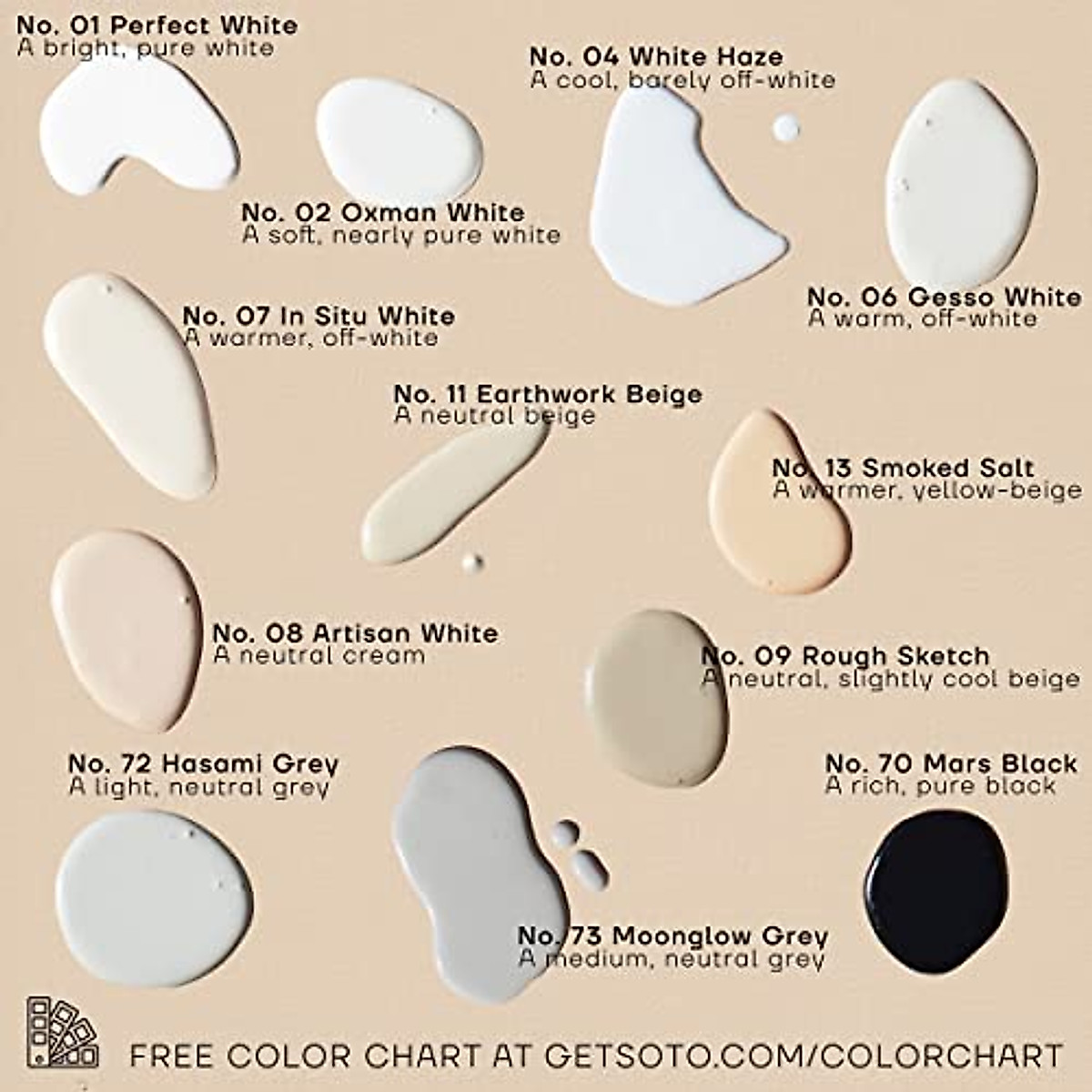 soto Appliance + Porcelain Paint Touch Up, High-Gloss, 1.5 Ounces (No. 70 Mars Black)