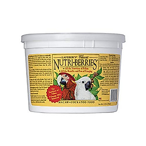Lafeber's Classic Nutri-Berries for Macaw / Cockatoo 3.5 lb. Tub