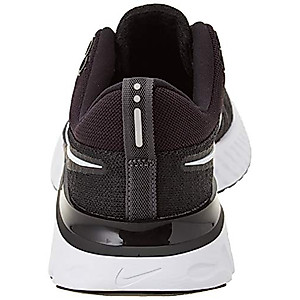 Nike Men's React Infinity Run Flyknit 2 Shoe, Black White Iron Grey, 7.5