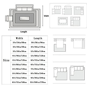 Vintage Abstract Marble Pattern Area Rugs, Black Grey Gold Carpet, Soft Thick Washable Art Deco Rug for Living Room Bedroom Under Dining Table Farmhouse Office Indoor Runners, 6x9ft