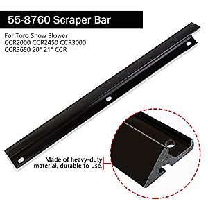 HUZTL 99-9313 Snowblower Paddles 55-8760 Scraper with 66-7460 Primer Hardware Kit for Toro Snow Blower CCR2000 CCR2450 CCR3000 CCR3650 CCR3600 Snowthrower