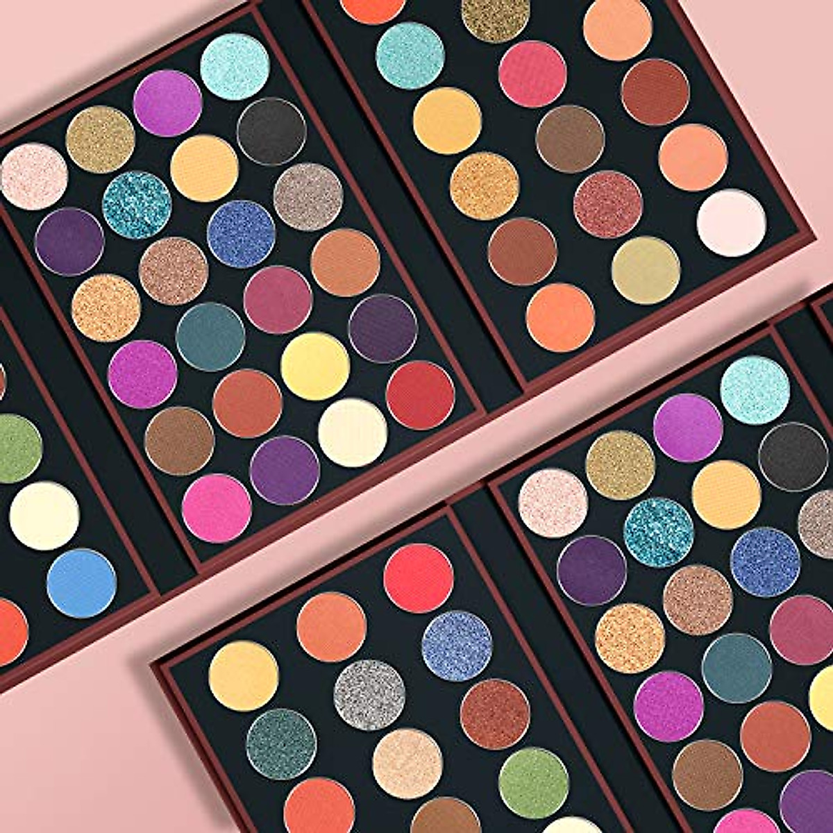 EYESEEK Eyeshadow Palette Glitter Pro 60 Colors Colorful Eye Shadow Makeup Palette High Pigmented Matte And Sparke Glitter Eyeshadow Pallet Easy To Blend Shimmer Eyeshadow Powder #Neon